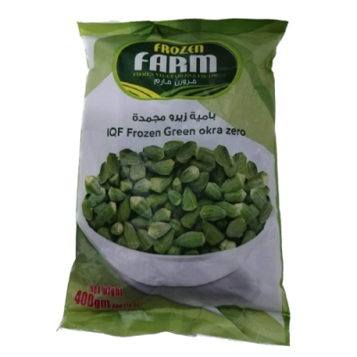 Farm Frozen Green Okra Zero 400g – YallaBazzar